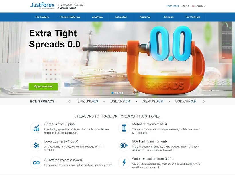 JustForex Forex Broker - Reviews and Information